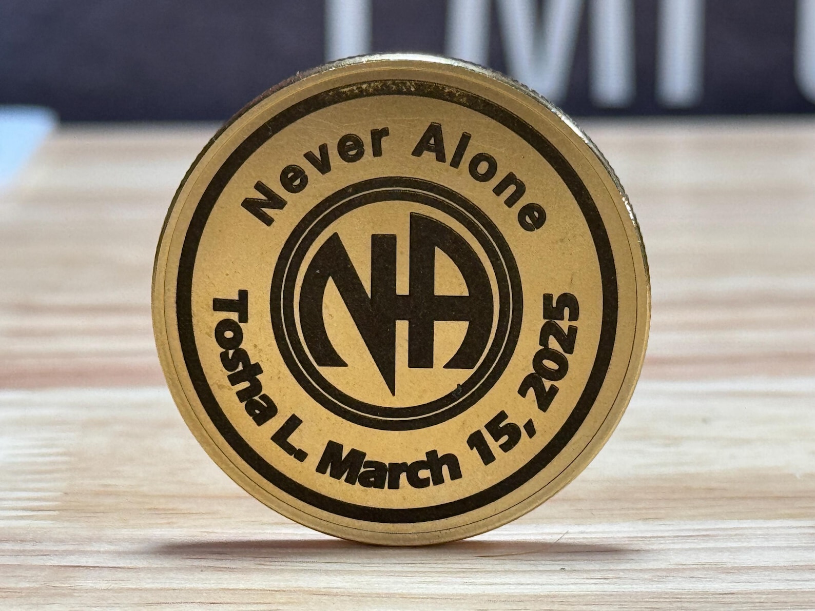 NA-1 Sobriety Coins, Tokens, Chips, NA, Narcotics Anonymous - Etsy