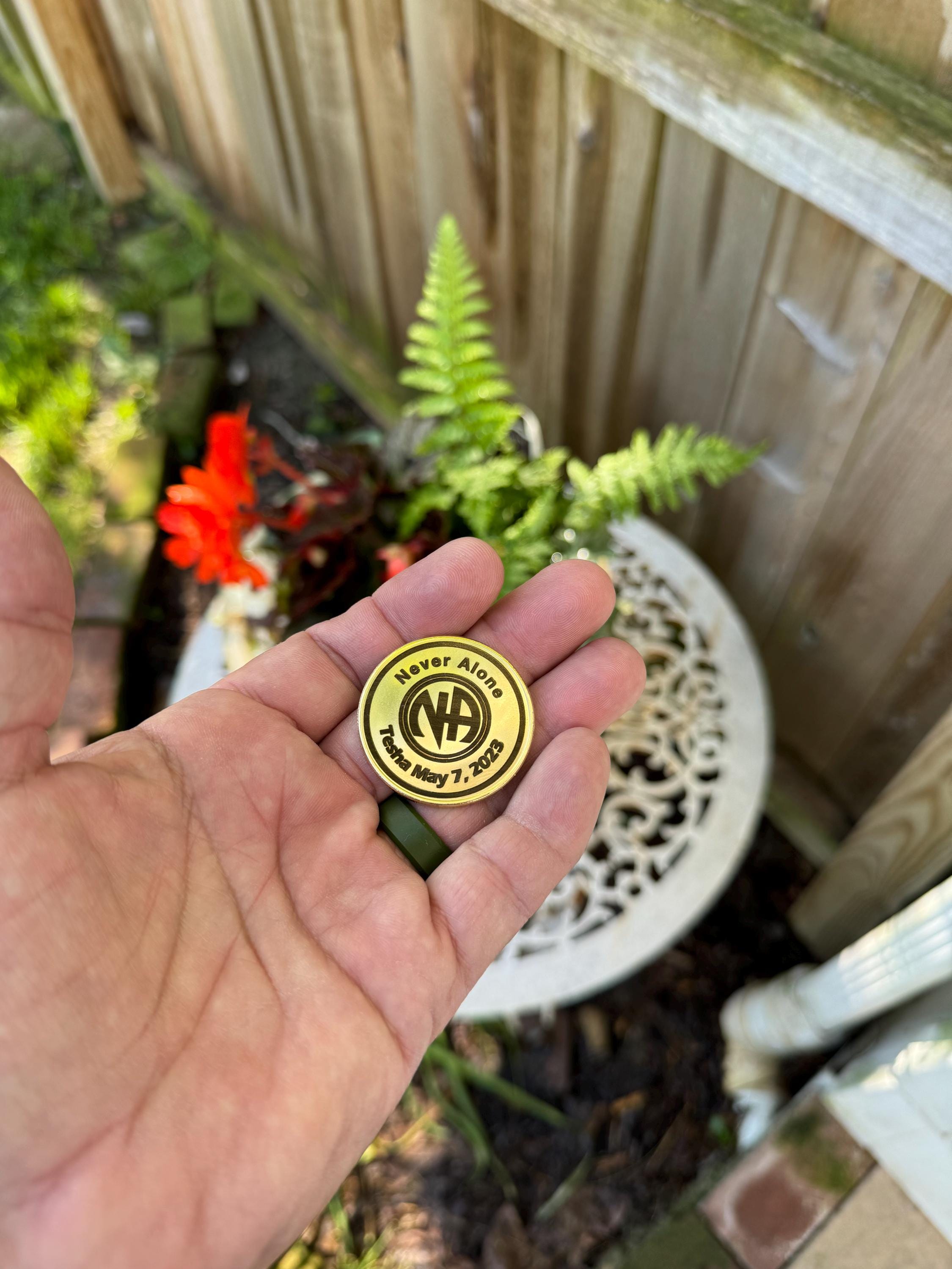 NA-1 Sobriety Coins, Tokens, Chips, NA, Narcotics Anonymous - Etsy