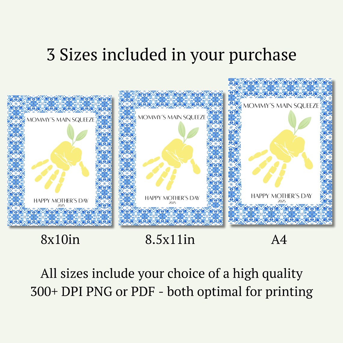 Mother's Day Craft | Mommy's Main Squeeze | Lemon Handprint | DIY Gift ...