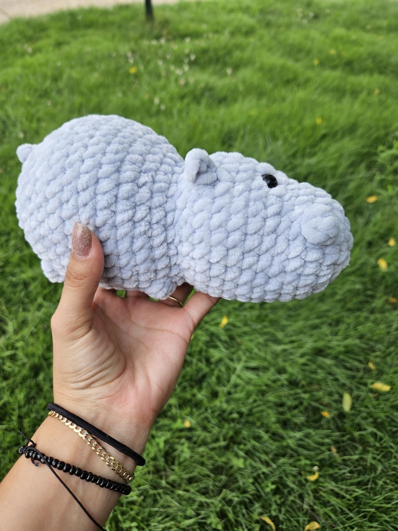Soft Hippo Plushie: Stuffed Animal Toy - Etsy