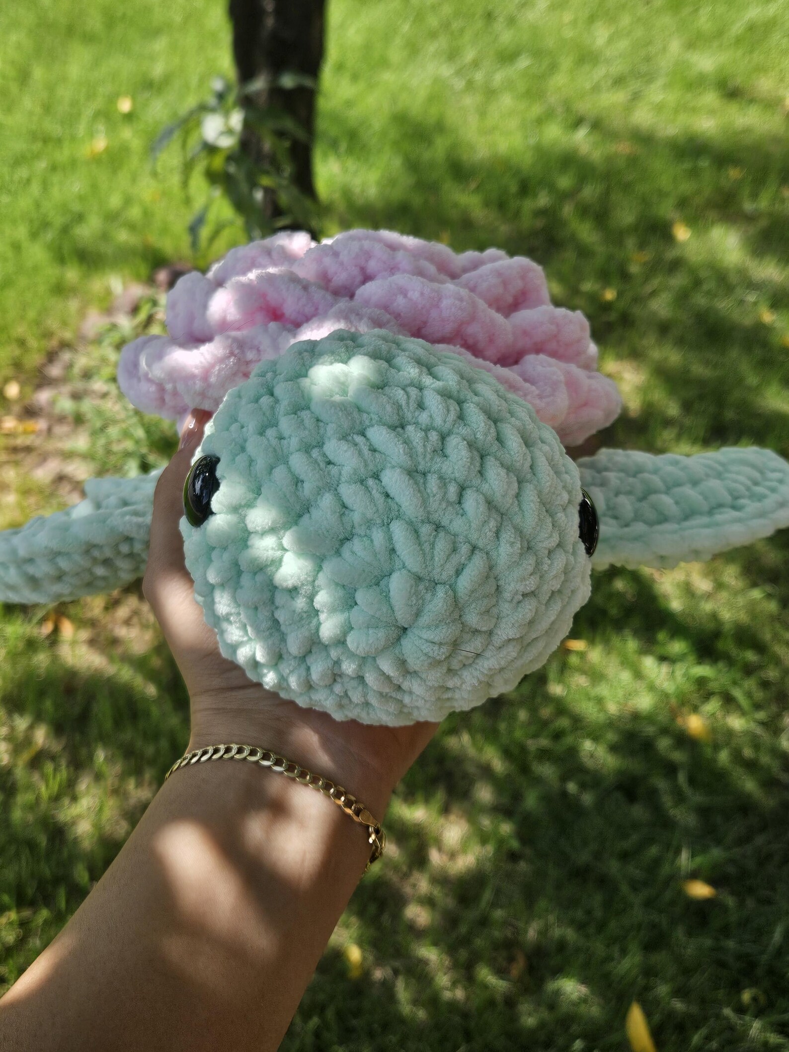Rose Flower Sea Turtle Plushie - Etsy