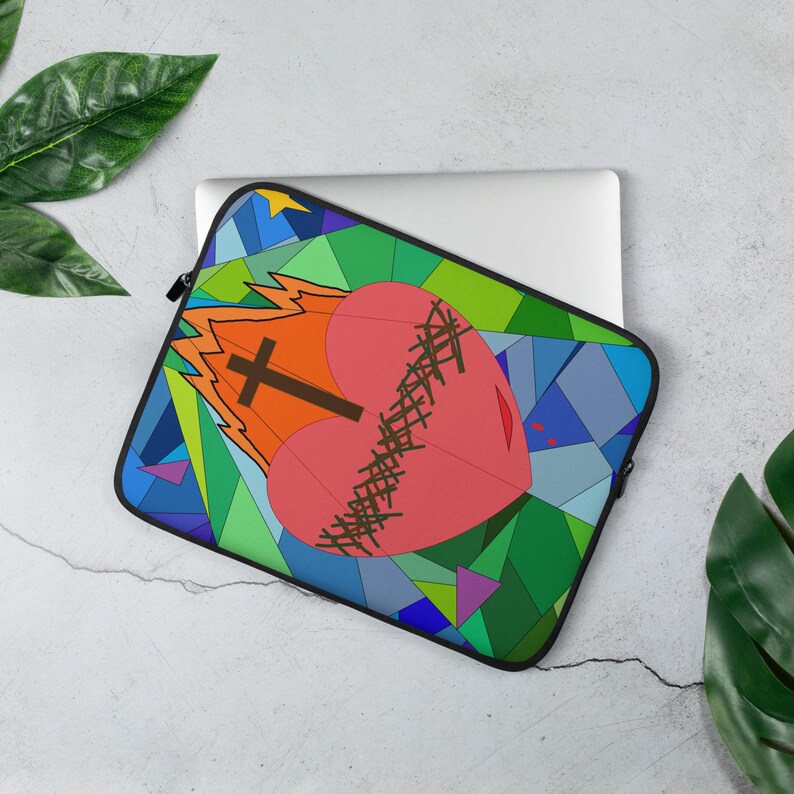 Sacred Heart of Jesus Laptop Sleeve - Etsy