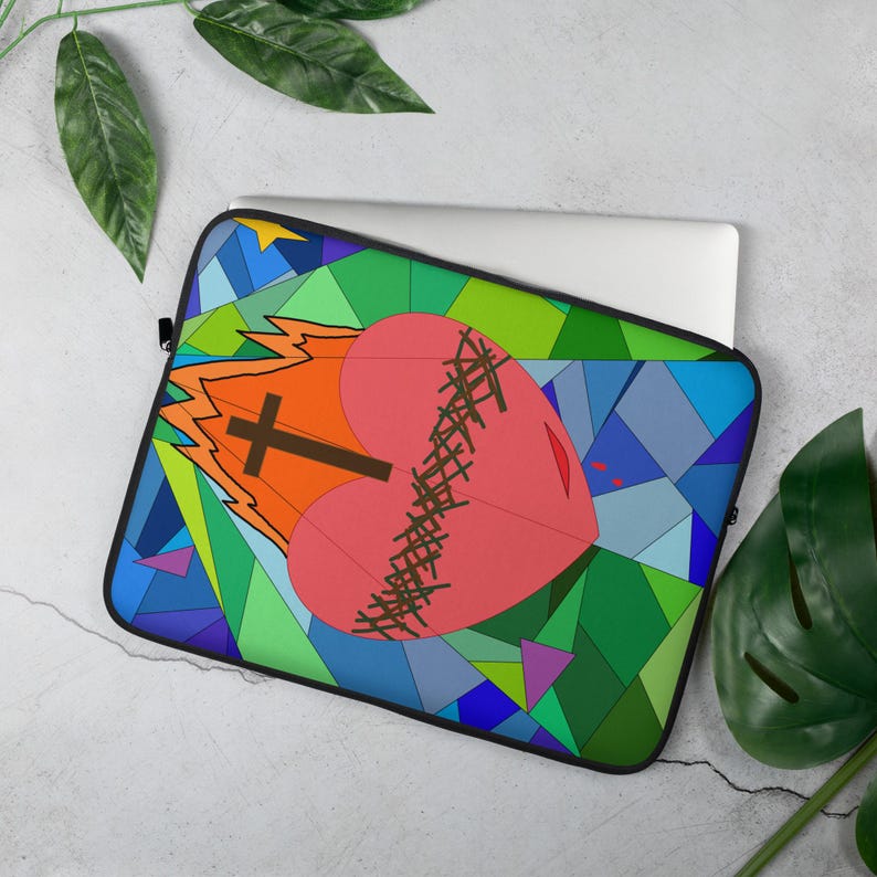 Sacred Heart of Jesus Laptop Sleeve - Etsy