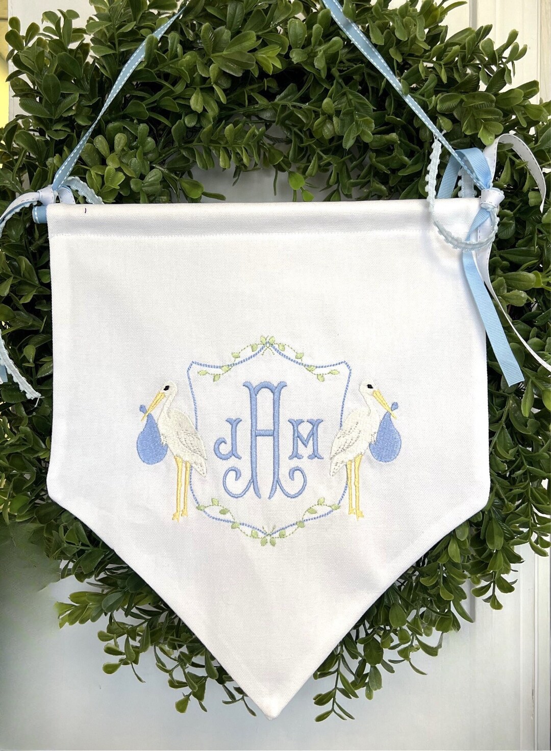 Baby Birth Announcement Banner, Baby Hospital Door Sign, Birth ...