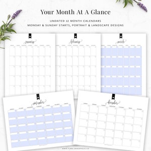 Planner Bundle, Daily Planner Printable, Weekly Planner Printable ...
