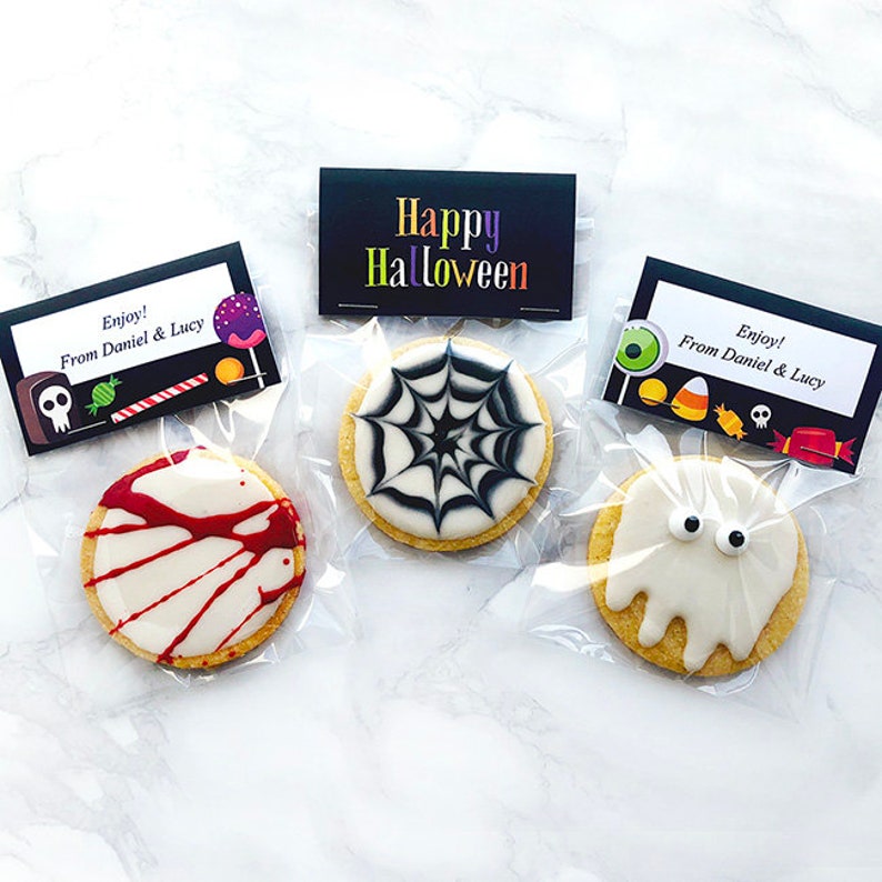 Halloween Printable Treat Bag Toppers Halloween Treat Bags - Etsy