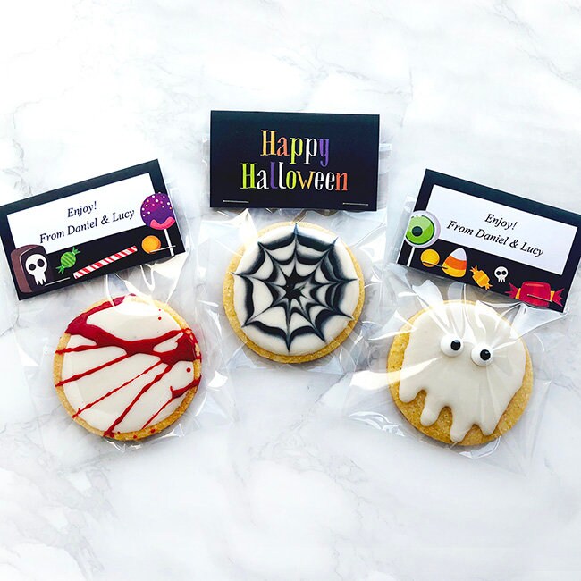 Halloween Printable Treat Bag Toppers Halloween Treat Bags - Etsy