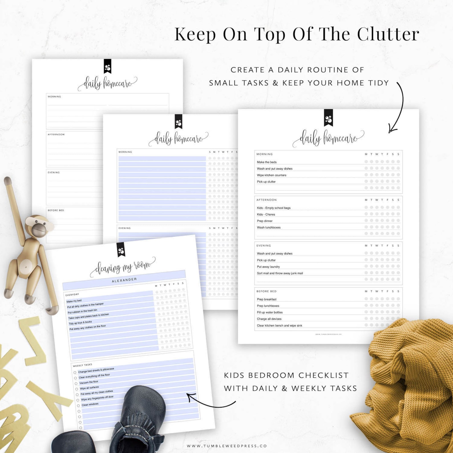 Cleaning Binder Kit Printable, Editable Cleaning Checklist Printable ...