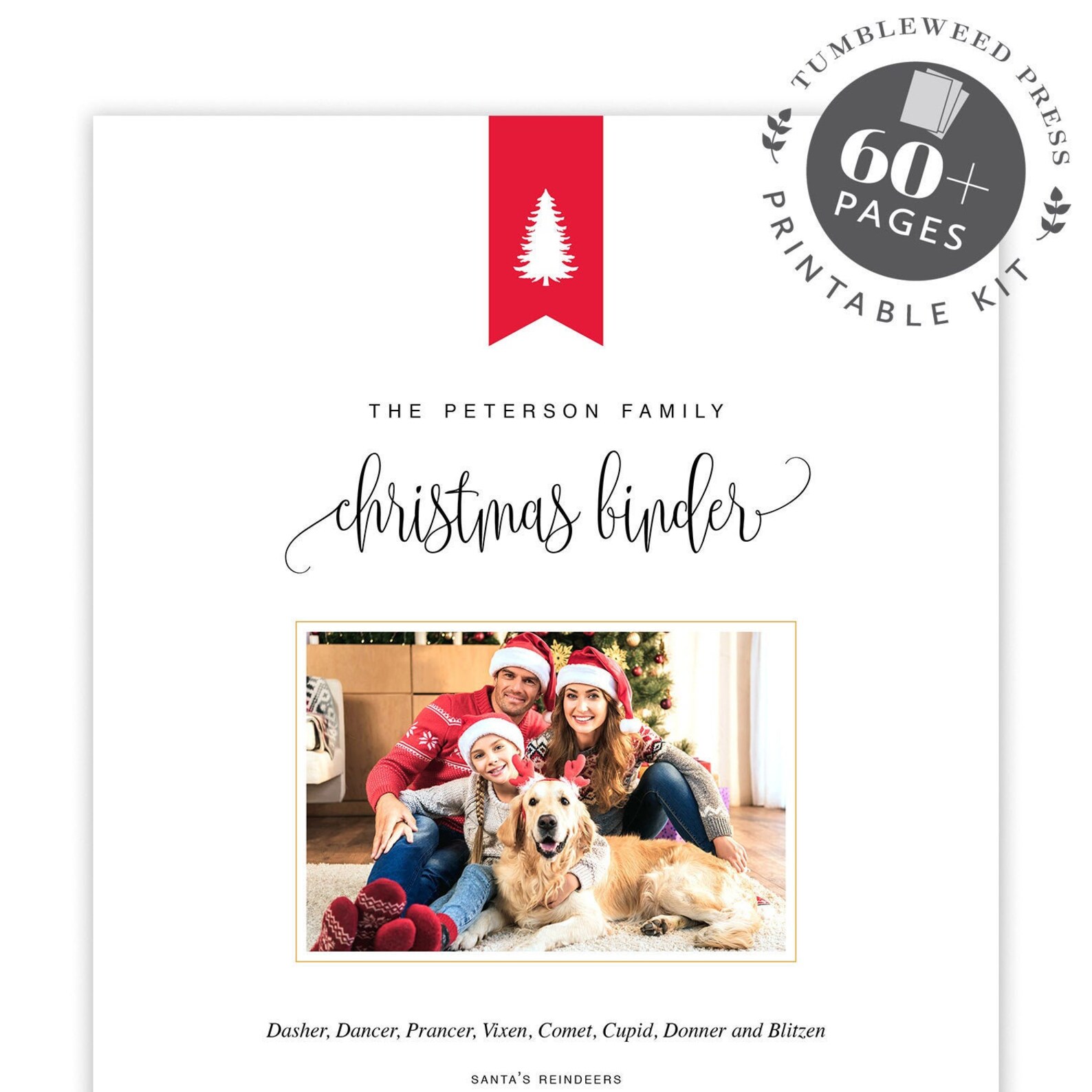 Christmas Planner Printable Binder Kit Holiday Planner - Etsy