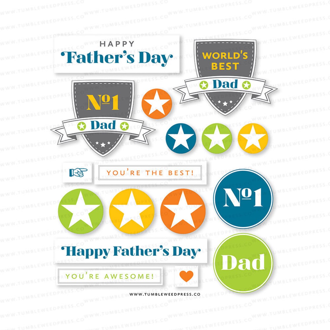 Father's Day Cake Topper Printable, Father's Day Gift Embellishment ...