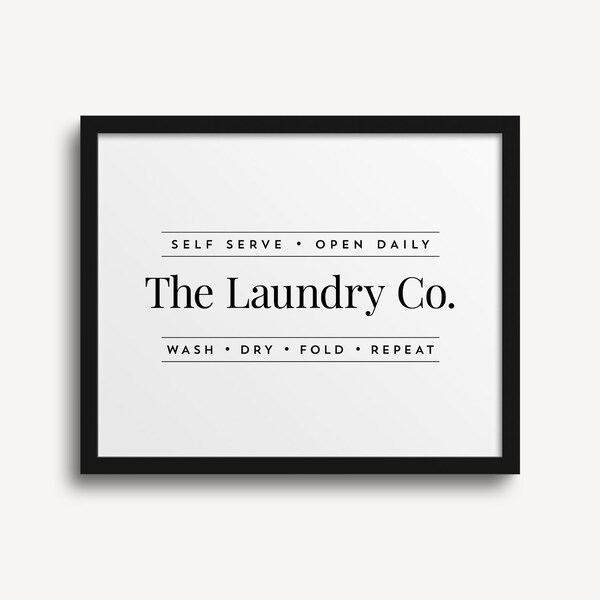 Laundry Poster - Etsy