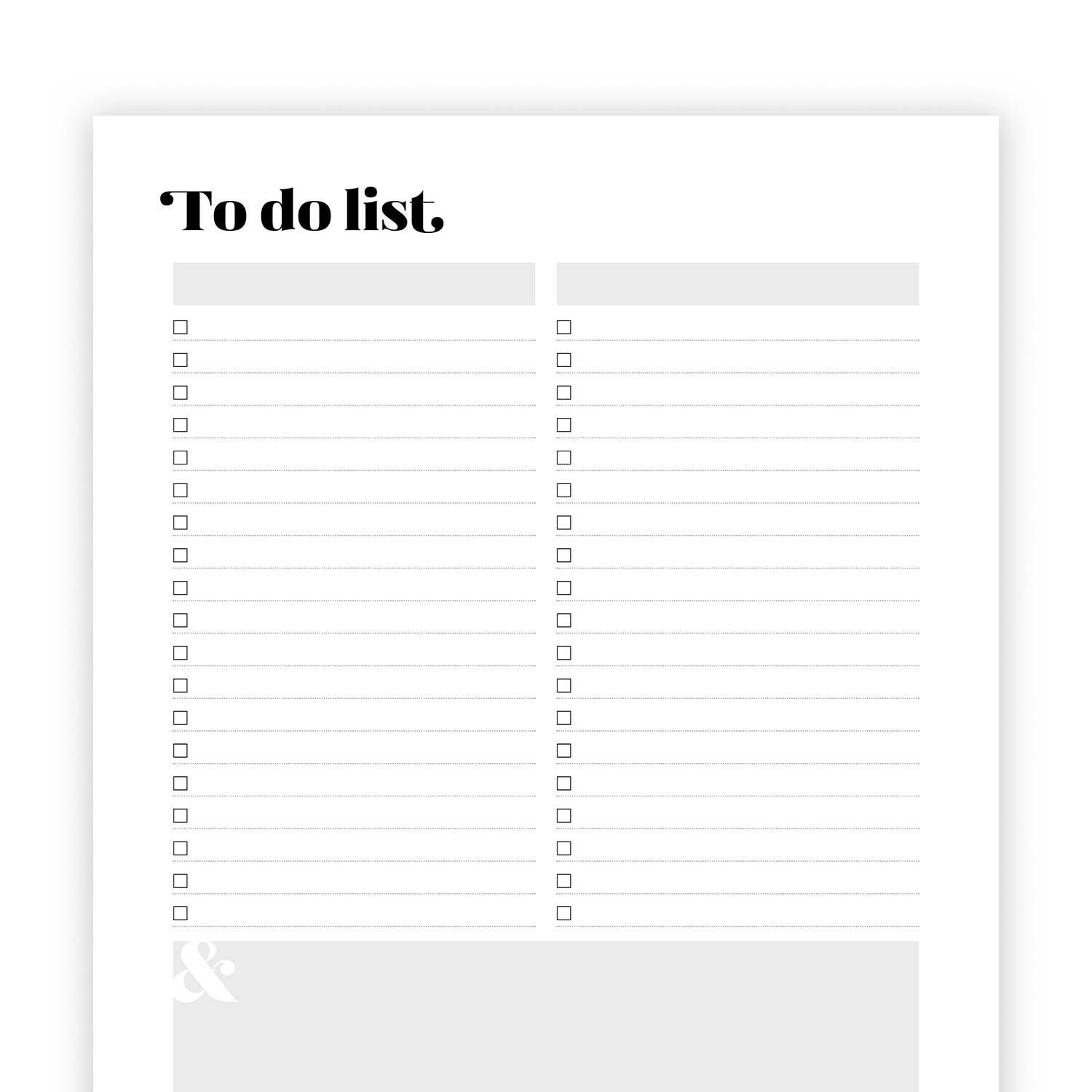 To Do List Printable Printable Tasks To Do Printable Lists | Etsy
