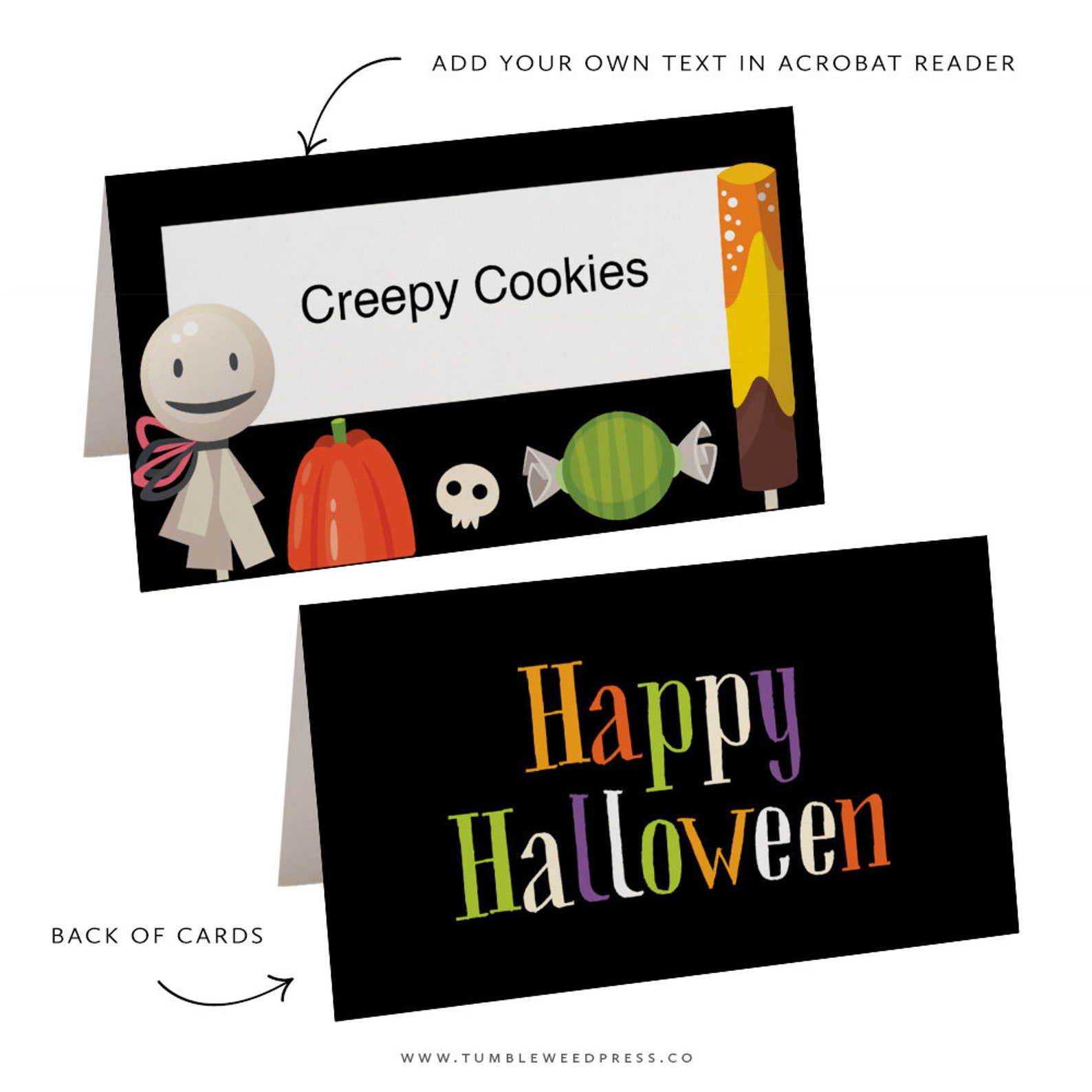 Halloween Printable Treat Bag Toppers Halloween Treat Bags - Etsy