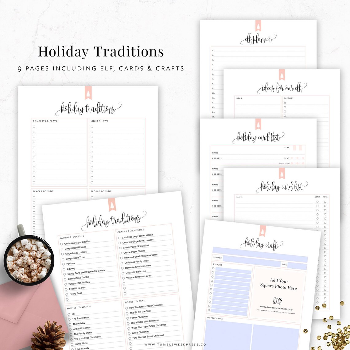 Christmas Planner Printable Binder Kit Holiday Planner - Etsy