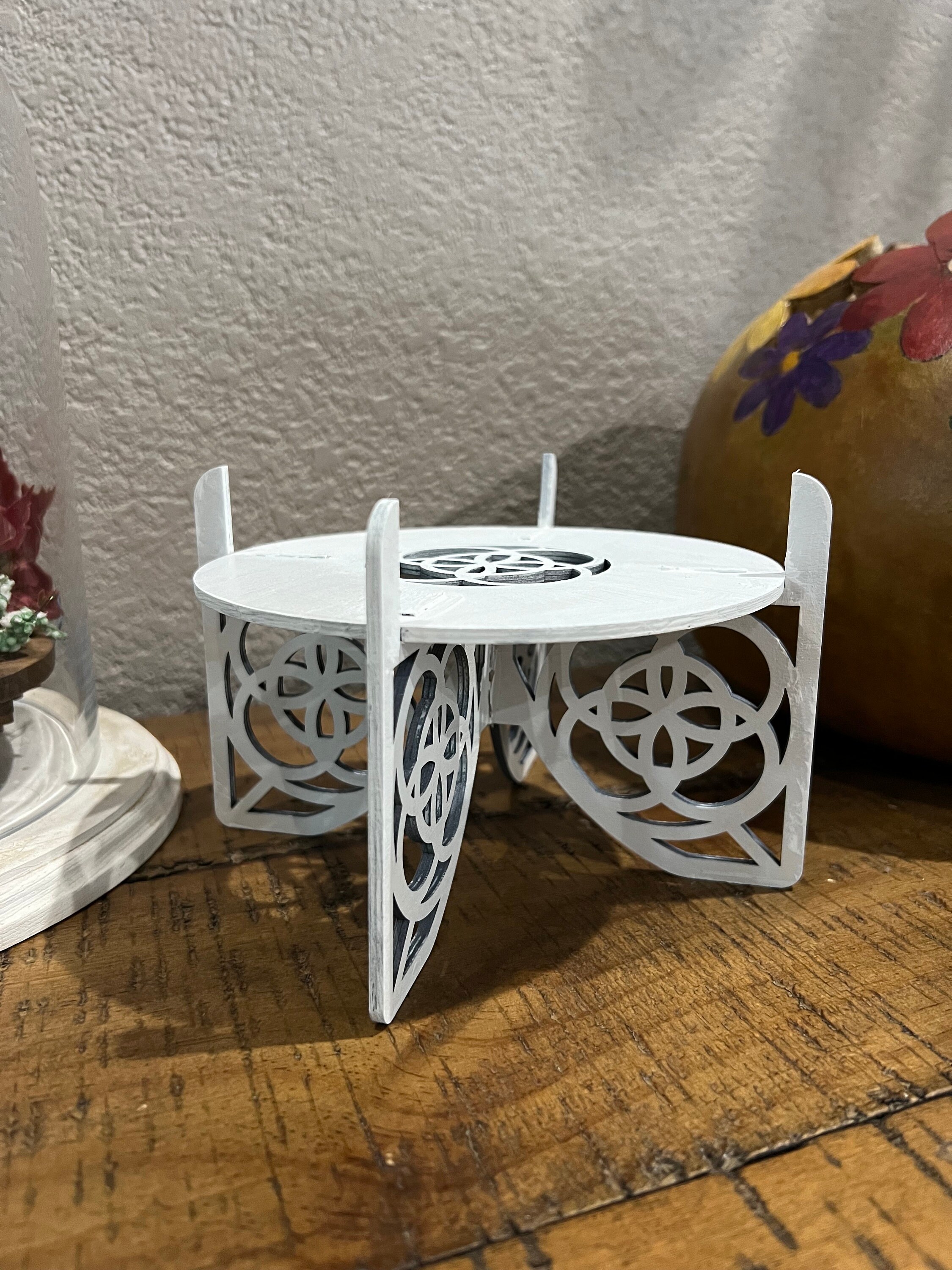 Wood Plant Stand With Pot - Etsy