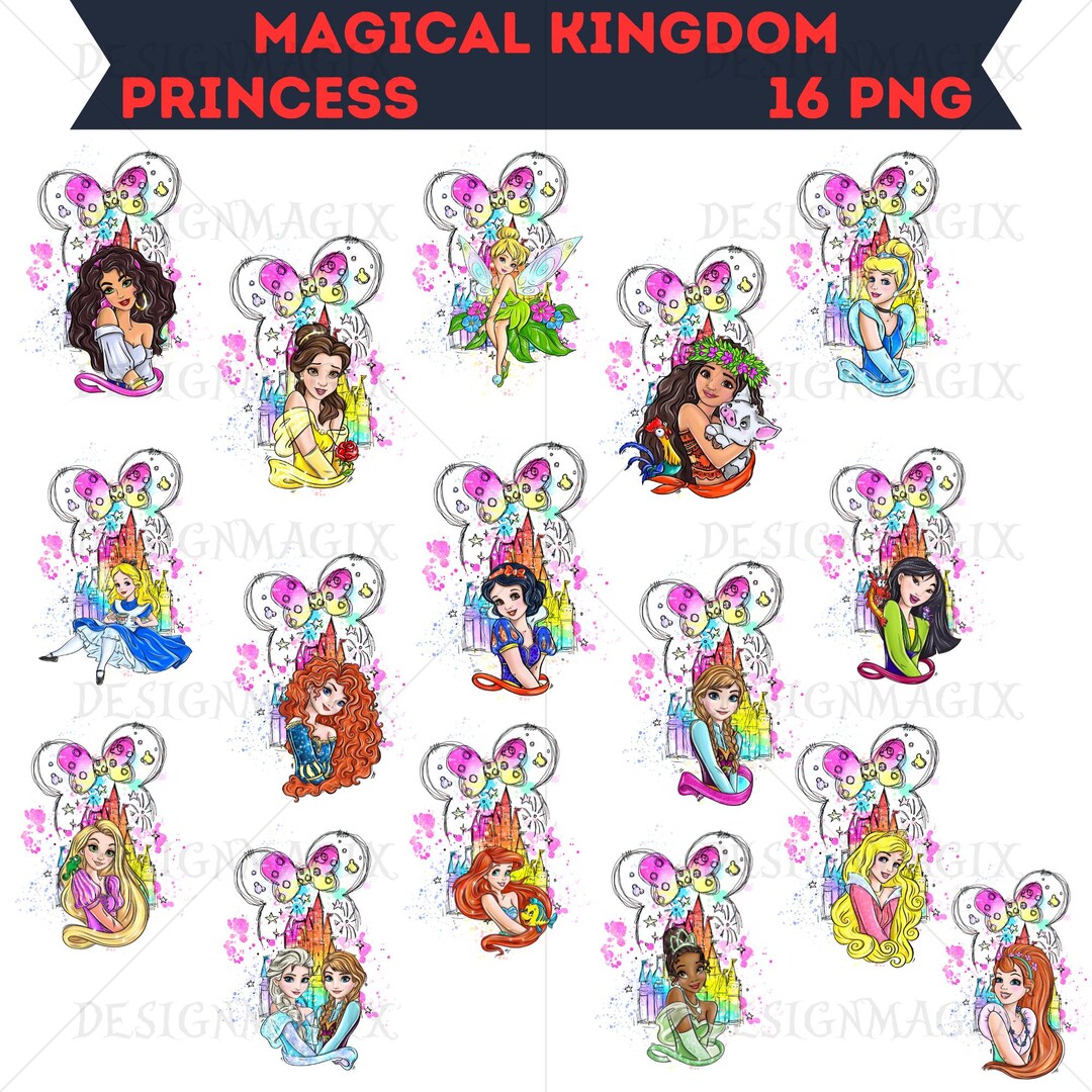 Princess PNG Clipart, Princess SVG, Princess Clip Art, Princess Layered ...