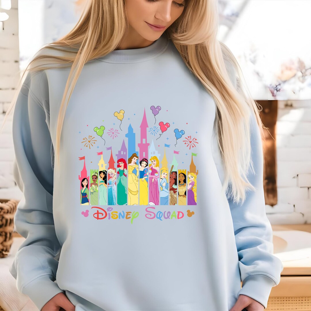 Disney Princess Squad SVG PNG Bundle | Friendship T-shirts (digital ...