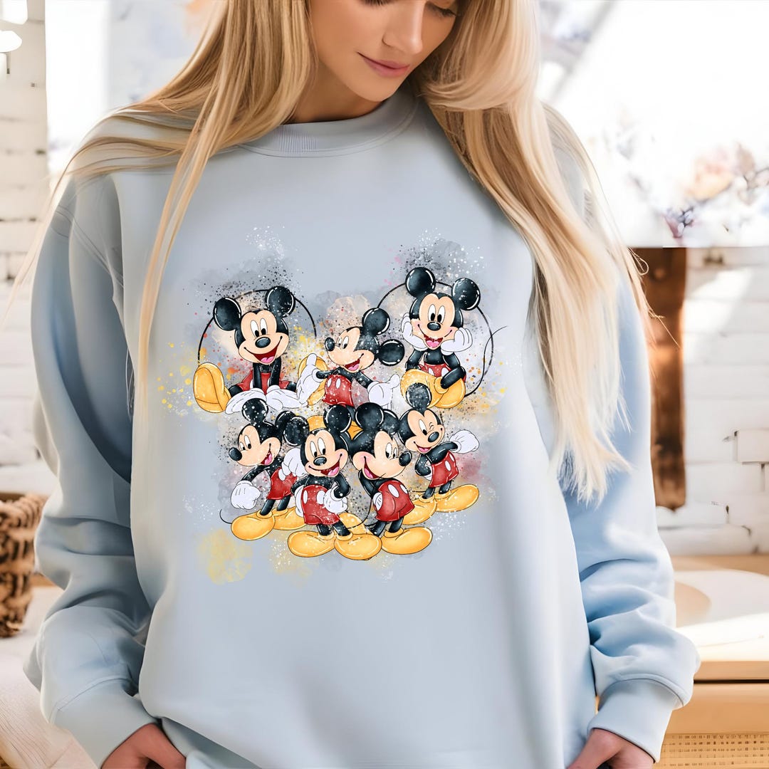 Mickey Mouse & Friends Clipart Bundle | Disney PNG SVG Files (digital ...