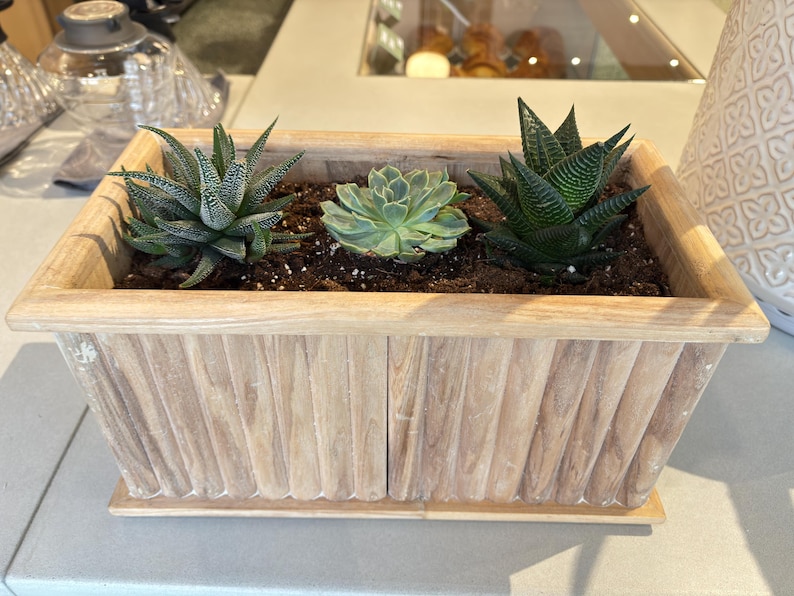 Custom Planter Boxes Made With Tambour - Etsy