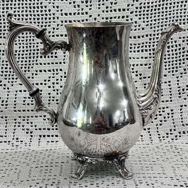 Vintage Rogers Tea Pot - Etsy