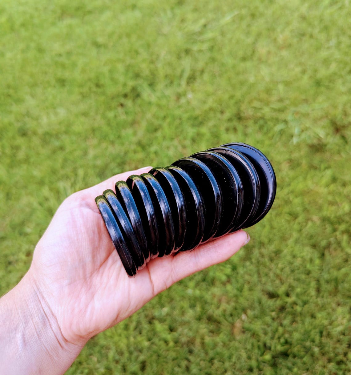 Black 2" Plastic Disc Bound Rings: 9 -disc, 11-disc Planner Binding - Etsy