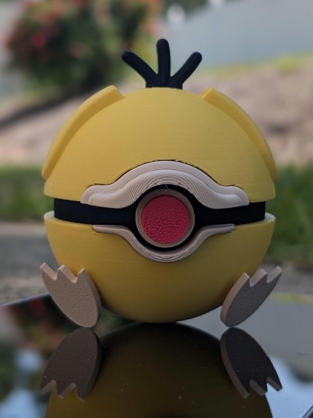 Psyduck Themed Pokeball Handmade Fanart - Etsy