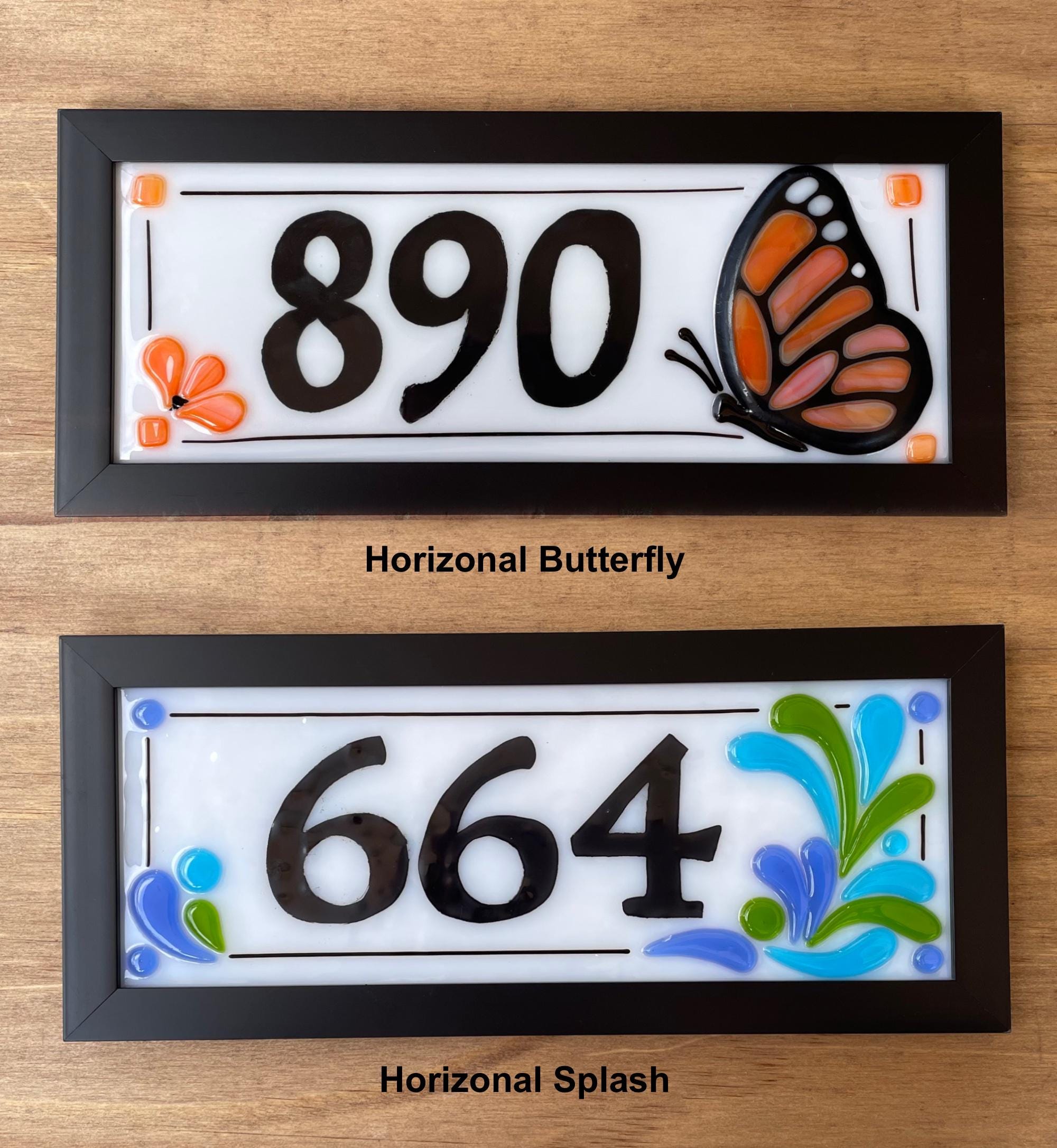 Mailbox Address Signs, Personalized, Custom Design, Horizontal ...