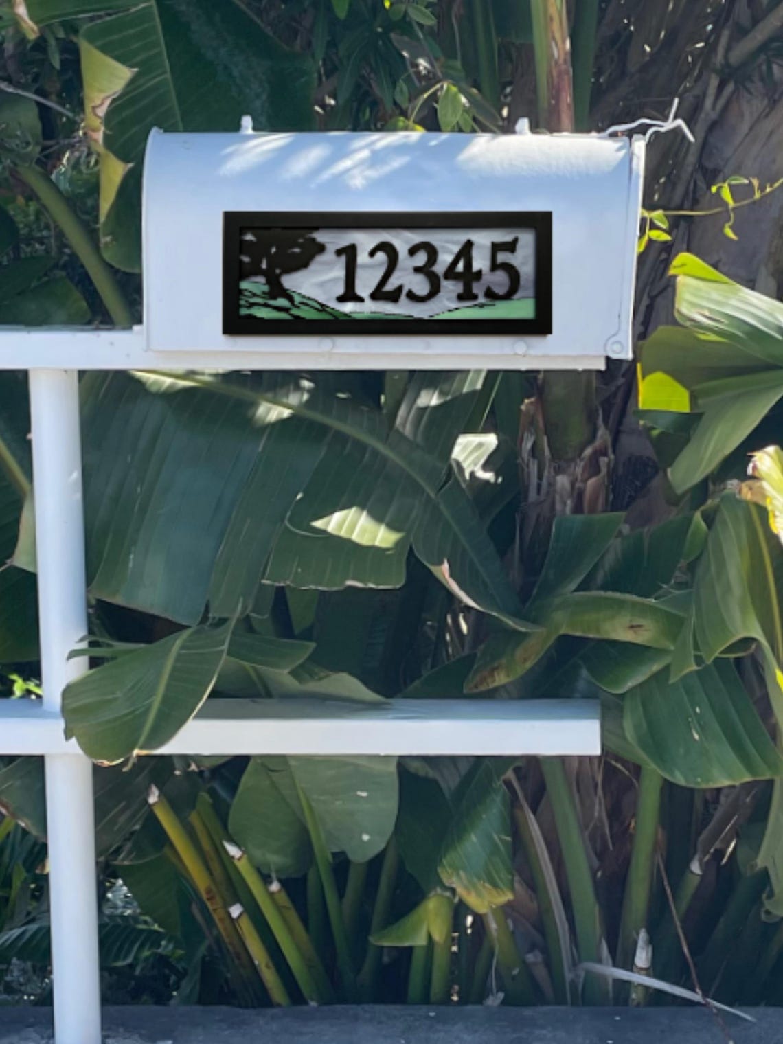 Mailbox Address Signs, Personalized, Custom Design, Horizontal ...