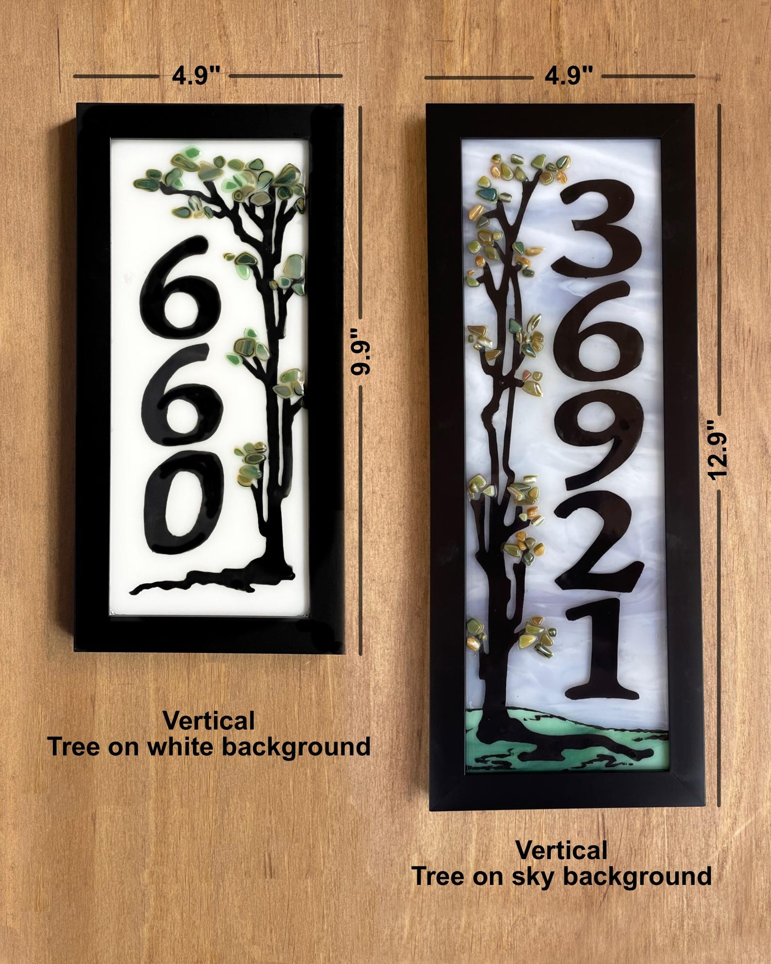 Mailbox Address Signs, Personalized, Custom Design, Horizontal ...