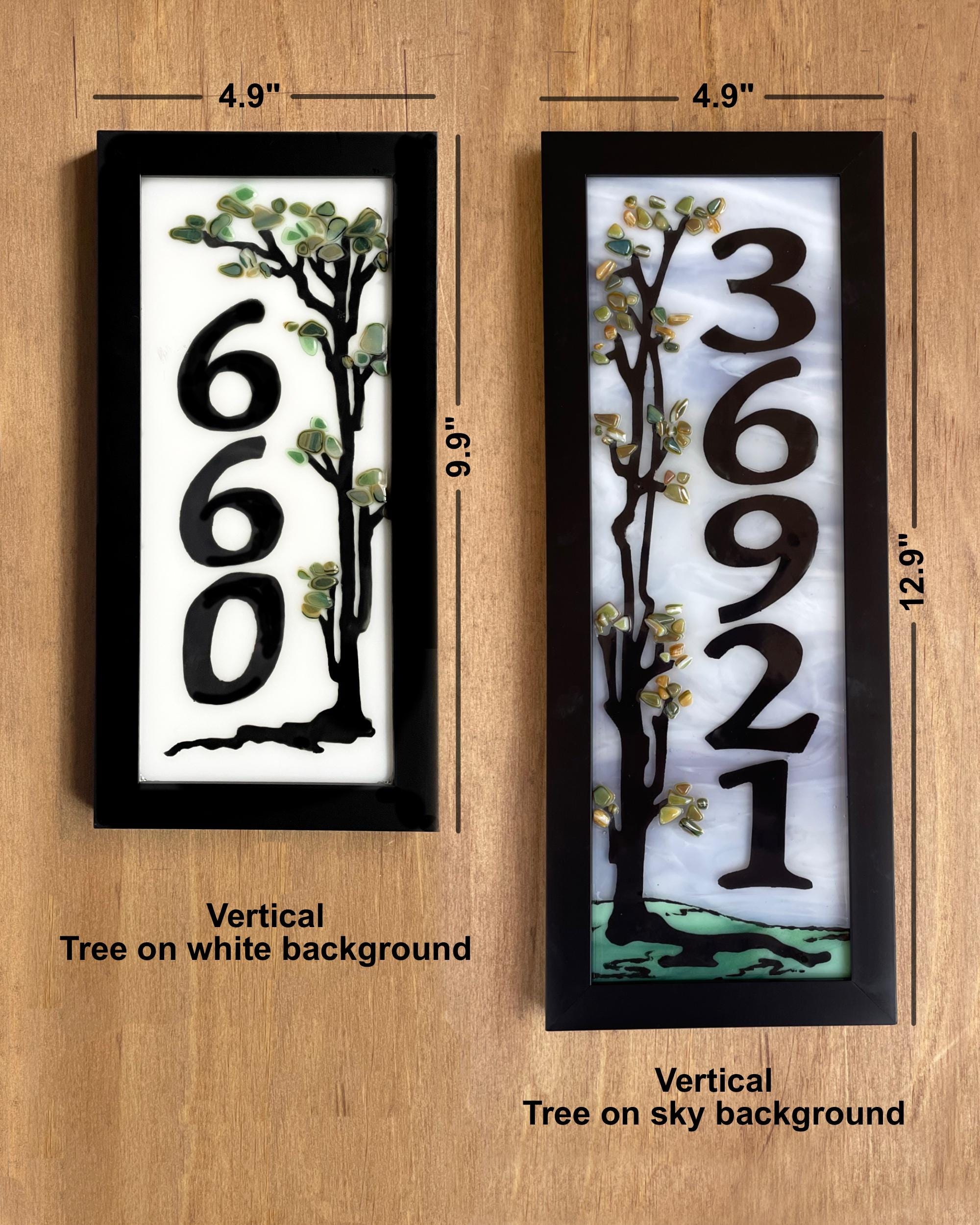 Mailbox Address Signs, Personalized, Custom Design, Horizontal ...