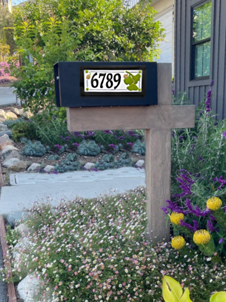 Mailbox Address Signs, Personalized, Custom Design, Horizontal ...