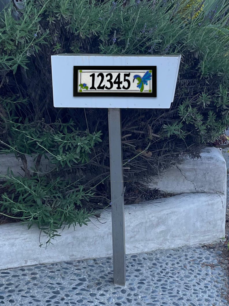 Mailbox Address Signs, Personalized, Custom Design, Horizontal ...