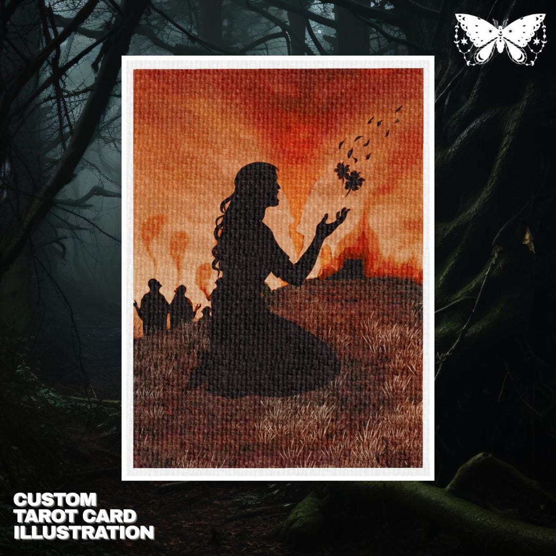 Custom Digital Tarot Cards – Personalized Printable Fantasy & Dark ...