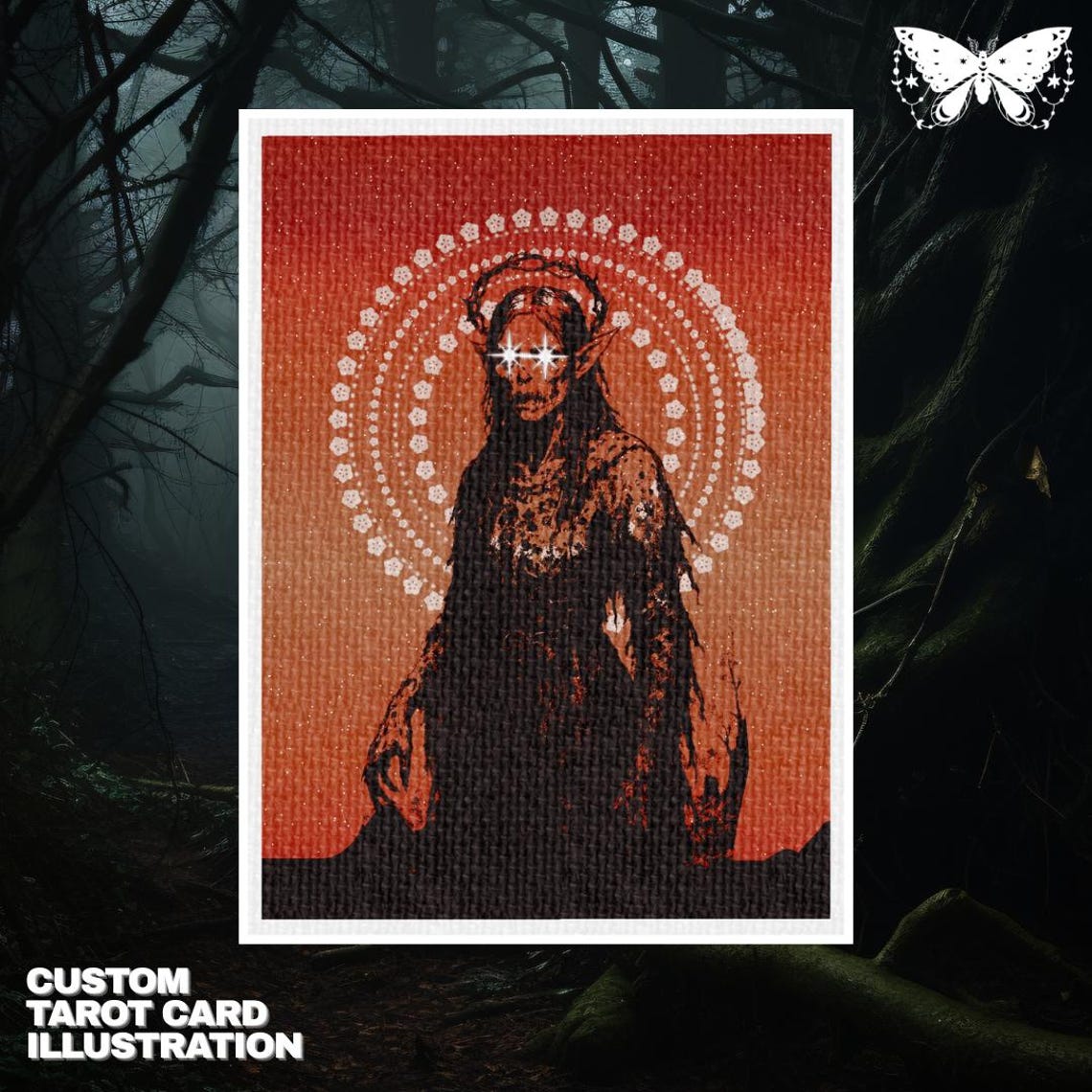 Custom Digital Tarot Cards – Personalized Printable Fantasy & Dark ...