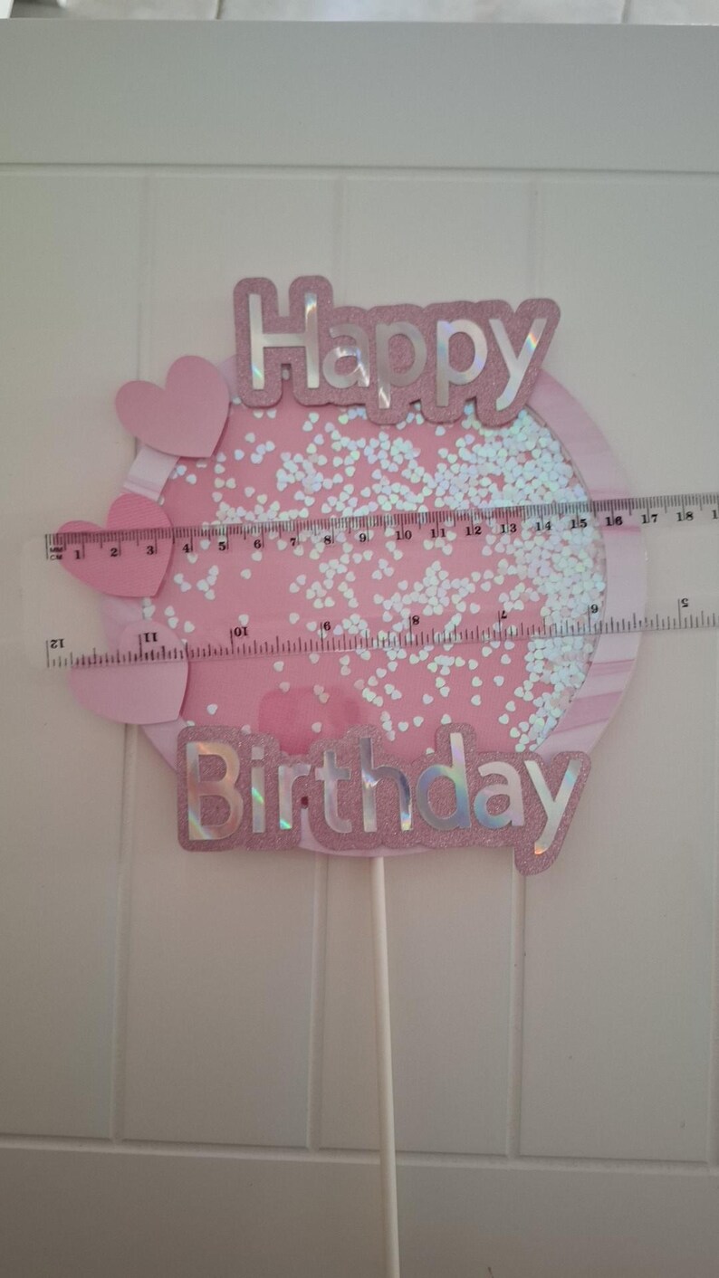 Shaker Cake Topper - Etsy