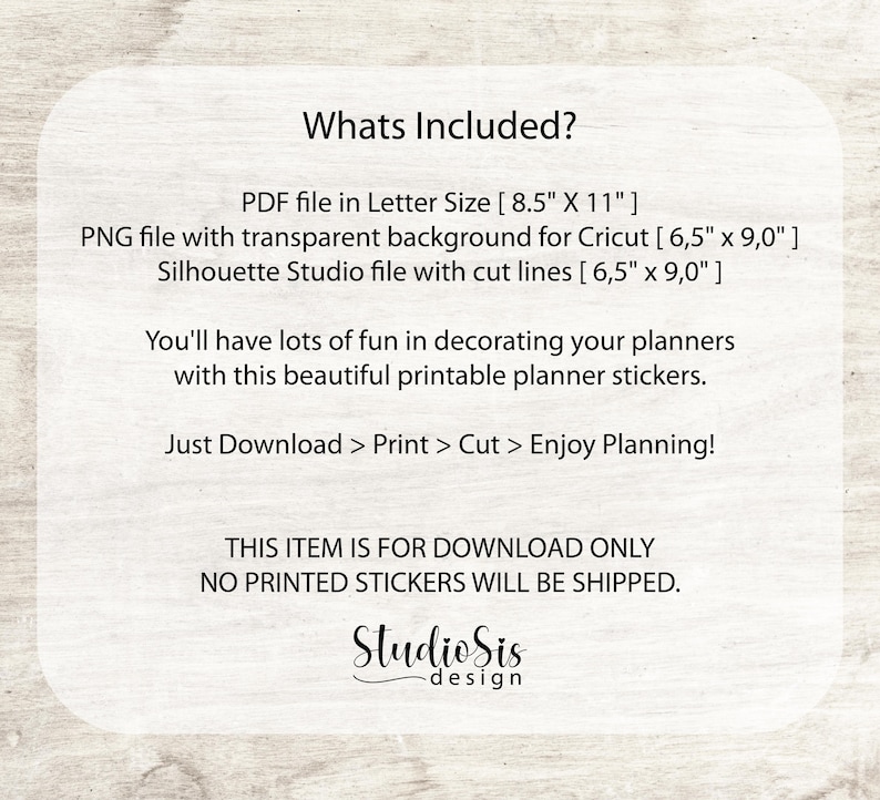 Beach Day Printable Journal Stickers, Decorative Planner Stickers (PDF ...