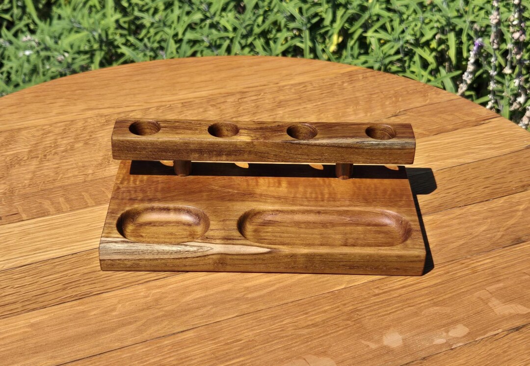 4 Hole 18mm Slide Stand - Butternut (white Walnut) - Etsy