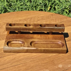 4 Hole 18mm Slide Stand - Butternut (white Walnut) - Etsy
