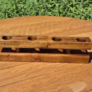 4 Hole 18mm Slide Stand - Butternut (white Walnut) - Etsy