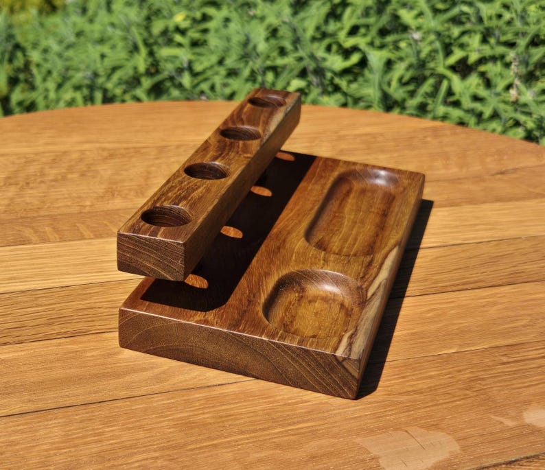 4 Hole 18mm Slide Stand - Butternut (white Walnut) - Etsy
