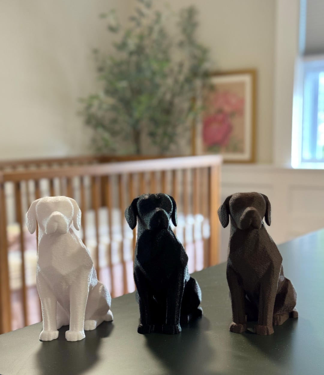 Labrador Retriever Figurine - 5" Black, White, Brown, or Chocolate Lab ...