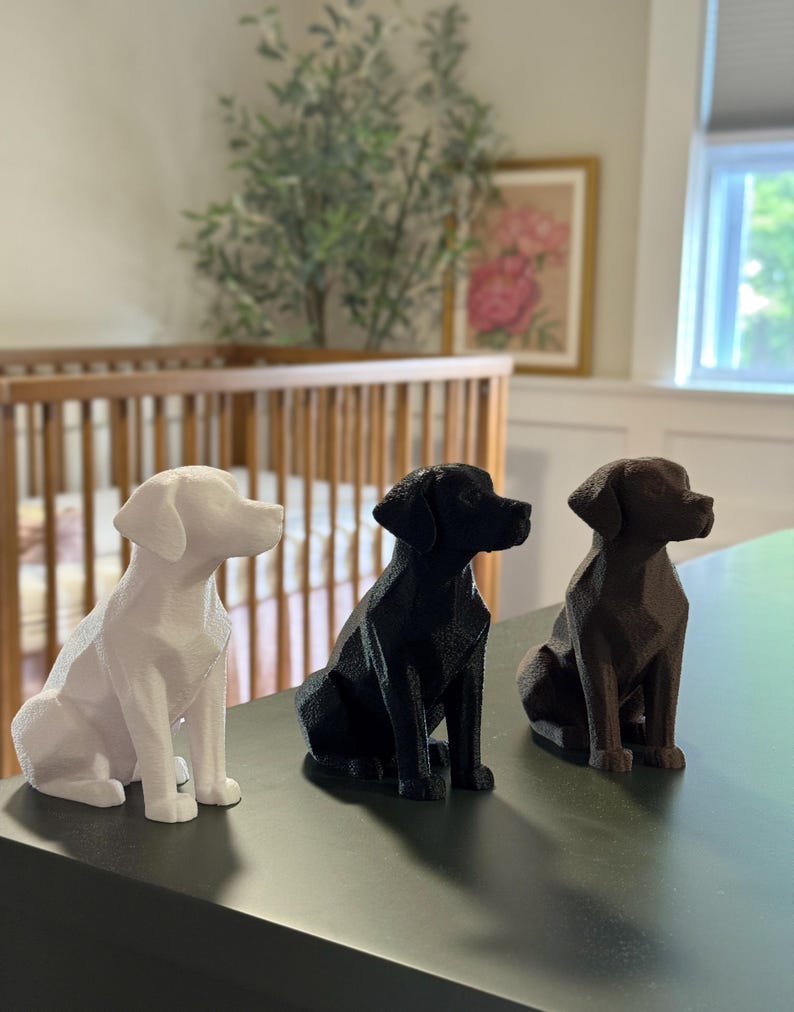 Labrador Retriever Figurine - 5" Black, White, Brown, or Chocolate Lab ...