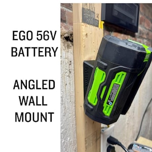 EGO 56V Battery Holder | Rugged Wall Mount Rack | Garage Storage ...