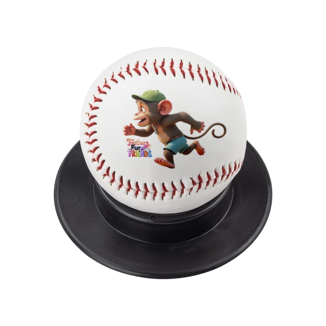 Nobby the Monkey Running – Custom Character Baseball – Feathers Fur and ...
