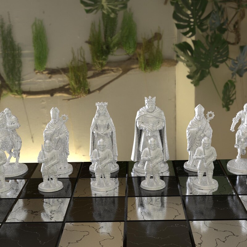Medieval Chess Set - Etsy