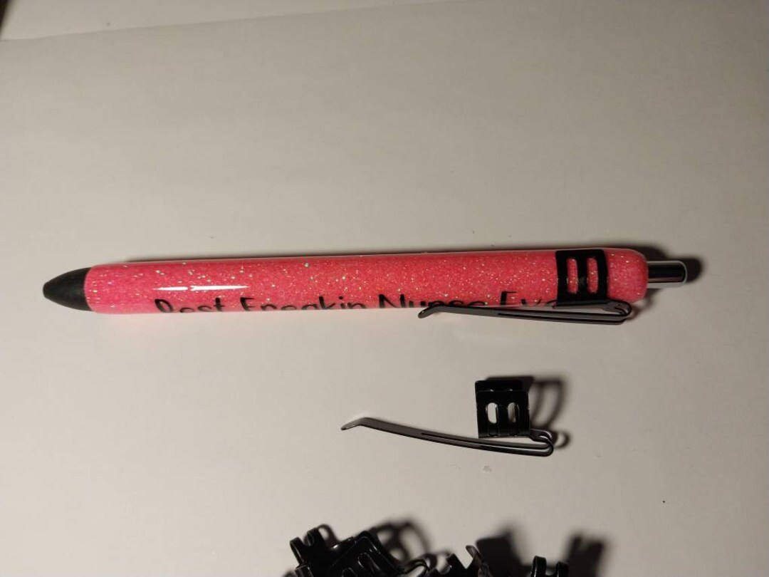 Pen Pocket Clip for Epoxy/glitter Pens - Etsy