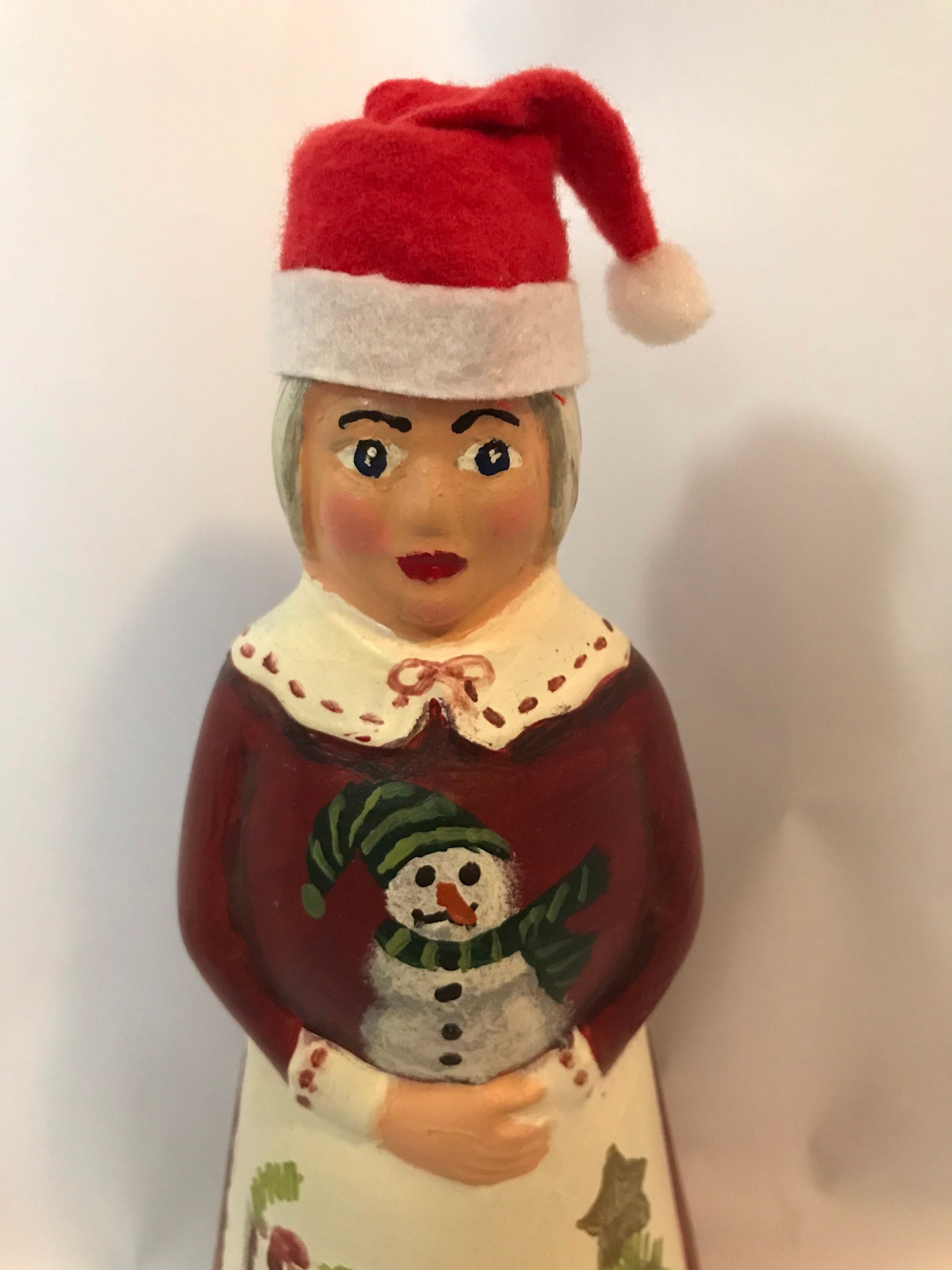 Vintage Mrs. Clause Christmas Shelf Sitter - Etsy