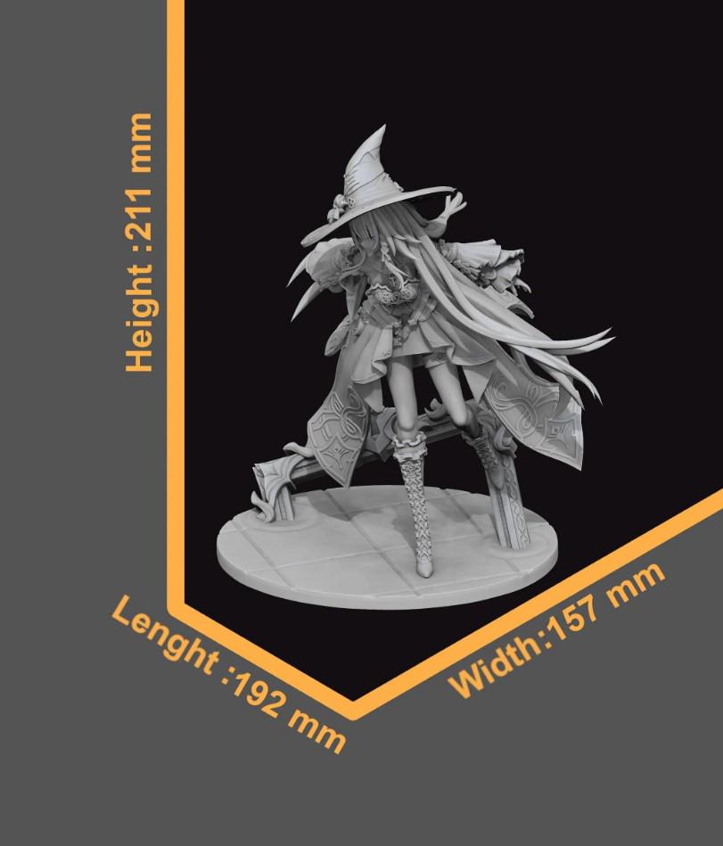 Herta From Honkai Star Rail - STL Model for Resin Printer Figure 3D ...