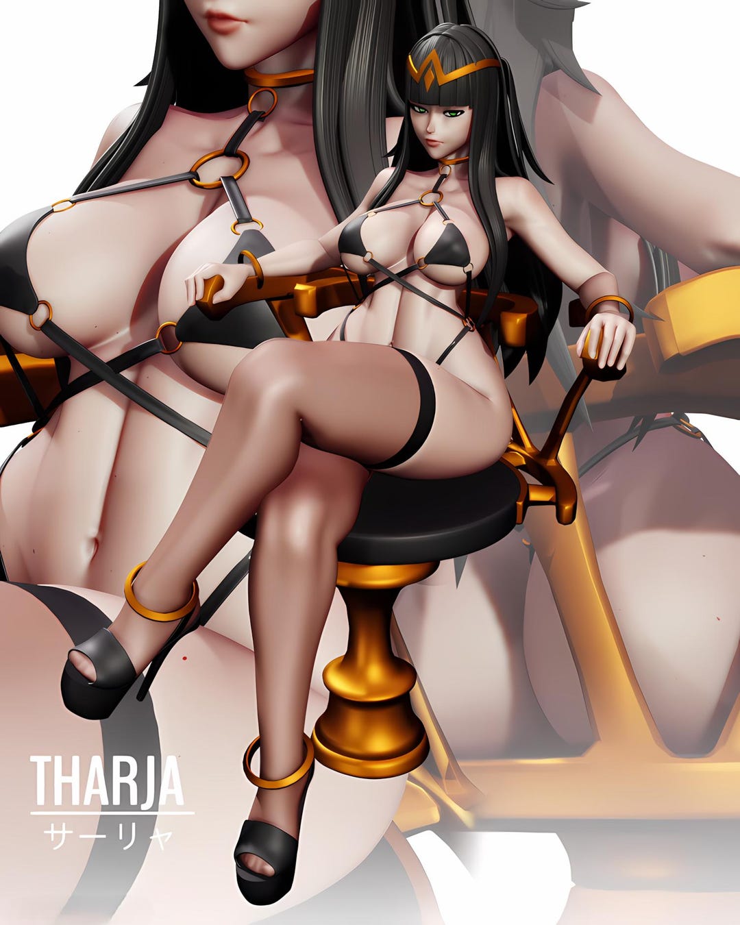 Tharja From Fire Emblem (NSFW) - STL Model for Resin Printer Figure 3D Printing - High Quality ...