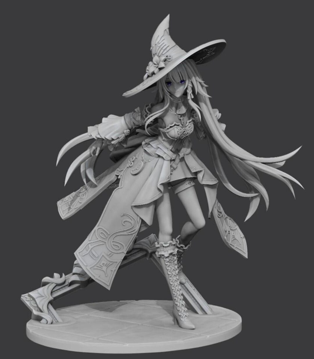 Herta From Honkai Star Rail - STL Model for Resin Printer Figure 3D ...